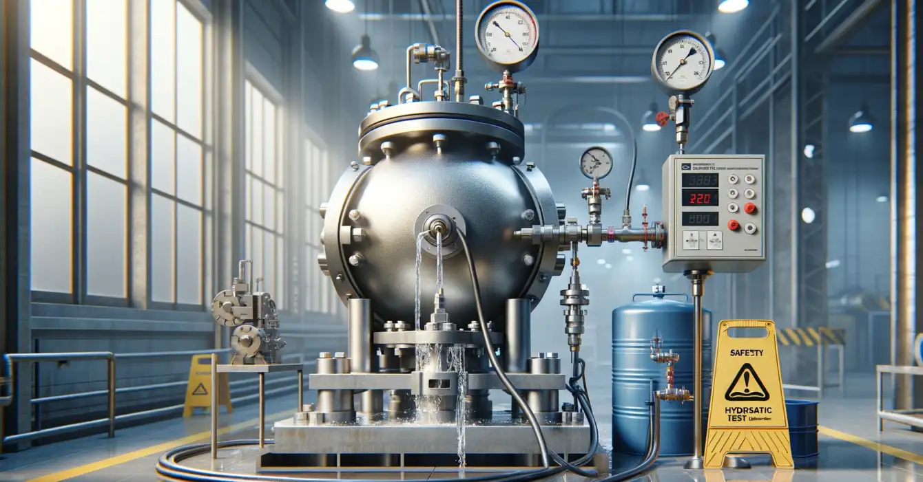 Qual a NBR para Teste Hidrostático?