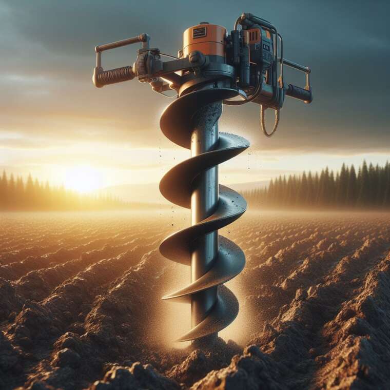 O que é trado perfurador de solo?